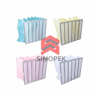 China Medium Efficiency Filter Bags | F5-F9 Pocket Filters | HVAC & Cleanroom Grade for sale