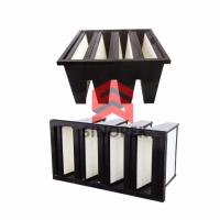 China V-Shaped High-Volume Air Filter | V-Bank HEPA | Cleanroom Grade for sale