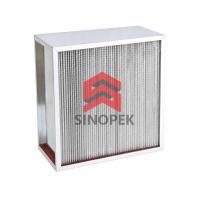 China Box-Type High-Volume Air Filter | Rigid Box HEPA | Cleanroom Grade for sale