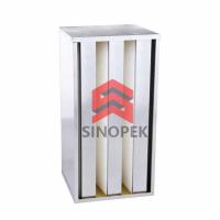 China Box-Type High-Volume Air Filter | Rigid Box HEPA | Cleanroom Grade for sale