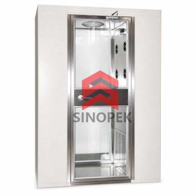 China High-Grade Steel Plate Air Shower | All-Stainless Inner Walls | Cleanroom Grade for sale