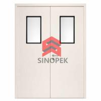 China Steel Double Door | Galvanized Powder-Coated | Cleanroom Grade for sale