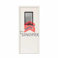 China Steel Single Door | Galvanized Powder-Coated | Cleanroom Grade for sale