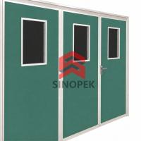 China Aluminum Alloy Frame Airtight Cleanroom Door | Anodized | Lightweight & Corrosion-Free for sale