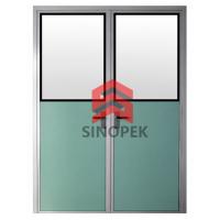 China Aluminum Alloy Frame Melamine Sealed Cleanroom Door | Scratch-Resistant & Hygienic for sale