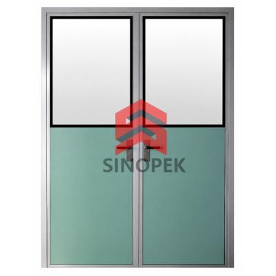 China Aluminum Alloy Frame Melamine Sealed Cleanroom Door | Scratch-Resistant & Hygienic for sale