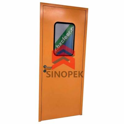 China Steel Airtight Cleanroom Door — Double-Sided Finish | GMP Standard for sale