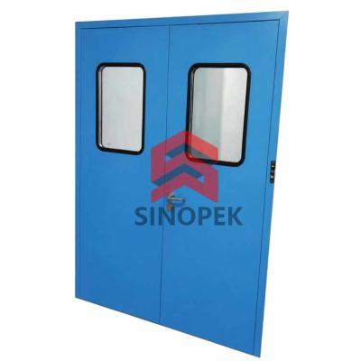 China Medical Airtight Cleanroom Door | Hermetic Pressure Seal | Hospital & GMP Grade for sale