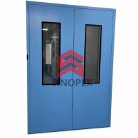 China Medical Airtight Cleanroom Door | Hermetic Pressure Seal | Hospital & GMP Grade for sale