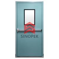 China Cleanroom Fire Exit Door | 60/90/120 Min Fire Rated | Panic Bar Egress for sale