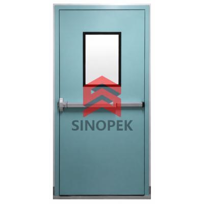 China Cleanroom Fire Exit Door | 60/90/120 Min Fire Rated | Panic Bar Egress for sale