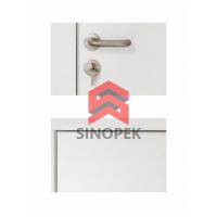 China Airtight Double-Leaf Unequal Steel Cleanroom Door | Flush Mount | GMP Standard for sale