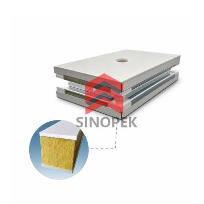 China Handmade Gypsum Rockwool Cleanroom Panel | Single/Double Sided | Class A Fireproof for sale