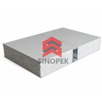 China Machine-made Silicon Rock Cleanroom Sandwich Panel | Class A Fireproof & Hydrophobic for sale