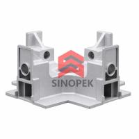 China Four-Way Connector Aluminum Profile | Cross Joint | Cleanroom Grade for sale