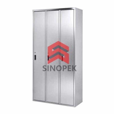 China Three-Door Wardrobe | Cleanroom Gowning Room Storage | Cleanroom Grade for sale