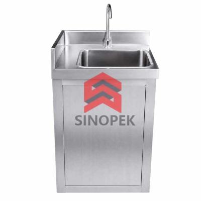 China Left-Hand Single-Bowl Sink | Cleanroom Lab Wash Station | Cleanroom Grade for sale