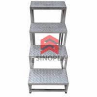 China Stainless Steel Climbing Platform Ladder | Cleanroom Access Equipment | Cleanroom Grade for sale