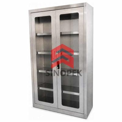 China Equipment Cabinet | Enclosed Stainless Instrument Storage Cabinet | Cleanroom Grade for sale
