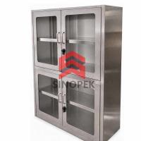 China Dressing Cabinet | Enclosed Stainless Dressing & Sterile Consumable Storage Cabinet | Cleanroom Grade for sale