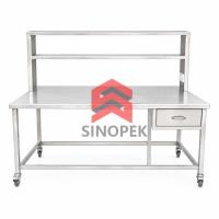 China Instrument Packing Table | CSSD Sterile Packing & Wrapping Workstation | Cleanroom Grade for sale