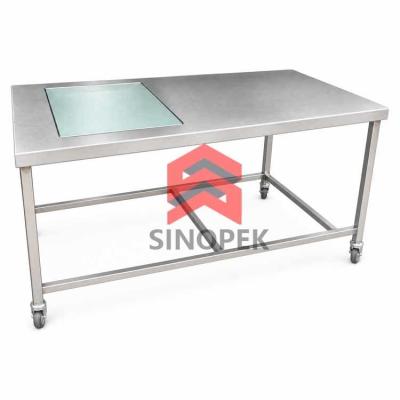 China Dressing Pack Assembly Table | CSSD Gauze & Dressing Pack Workstation | Cleanroom Grade for sale
