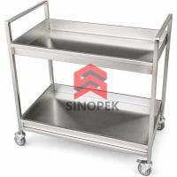China Storage Tank Platform Cart | Stainless Steel Tank & Vessel Transfer Trolley | Cleanroom Grade for sale