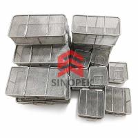 China Precision Wire Mesh Basket | Fine Mesh Component Basket with Controlled Aperture | Cleanroom Grade for sale