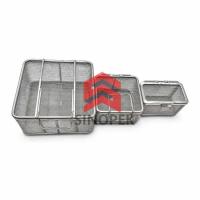 China Precision Wire Mesh Basket | Fine Mesh Component Basket with Controlled Aperture | Cleanroom Grade for sale