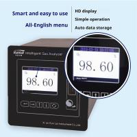 China Portable Oxygen O2 Gas Analyzer 3D Ion Flow Technology Digital LCD Display Fast Response Metal Sound for sale