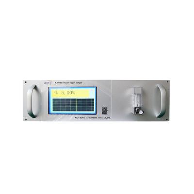 China Metal Oxygen O2 Gas Analyzer Digital LCD Display Meter Detector 0.00-25% Range Sound for sale