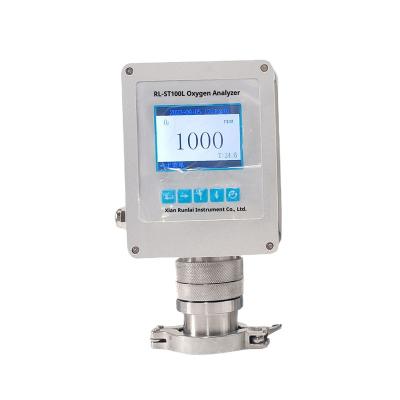 China Trace Oxygen O2 Gas Analyzer Digital LCD Display Electrochemical Sound Alarm For Meter Gas for sale
