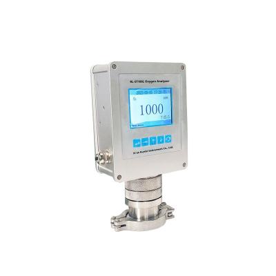 China Digital LCD Trace Oxygen Gas Analyzer Electrochemical O2 Gas Meter With Alarm for sale
