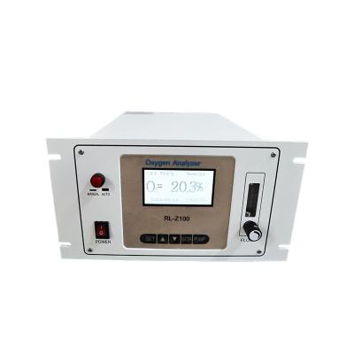 China Metal Oxygen O2 Gas Analyzer Zirconia Digital LCD Display Gas Meter With Sound Alarm Industrial Oxygen Detector for sale