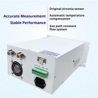 China Metal Oxygen O2 Gas Analyzer Zirconia Digital LCD Display Gas Meter With Sound Alarm Industrial Oxygen Detector for sale
