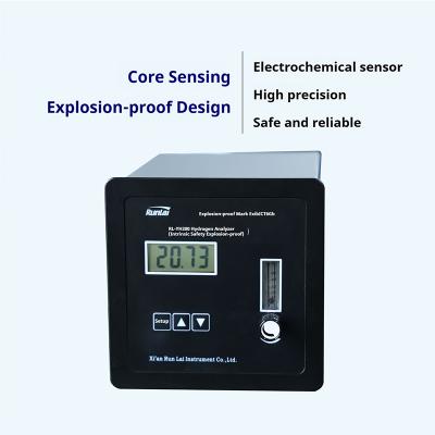 China 0-1000ppm Hydrogen H2 Gas Detector Sound Alarm Customizable Online Gas Meter for sale