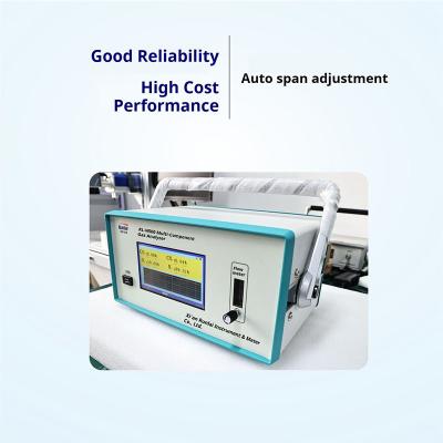 China Portable Dew Point Multi Gas Detector For O2 CO CO2 CH4 CnHm H2S H2 NH3 Gas Testing for sale