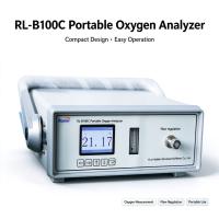 China Industrial Portable Gas Analyzer O2 Purity Detector With LCD Display Metal Construction for sale