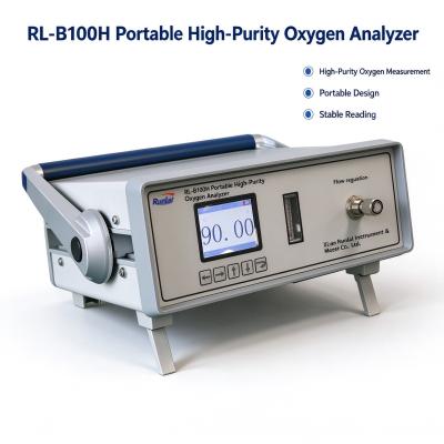 China Portable Oxygen Analyzer Handheld O2 Purity Detector Metal Construction Customizable for sale