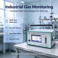 China Metal Portable Multi Gas Analyzer Calorific Value Gas Analyzer For CO CO2 H2 O2 CH4 for sale