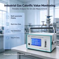 China Metal Multi Calorific Value Portable Gas Analyzer CO2 CH4 DP CnHm Natural Gas Detector for sale