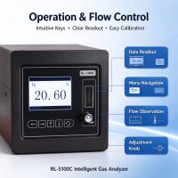 China Online Real Time Portable Oxygen Purity Analyzer Metal Meter With Sound Alarm for sale