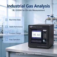 China Portable Oxygen O2 Online Gas Analyzer 3D Ion Flow Technology Metal Housing Sound Alarm for sale