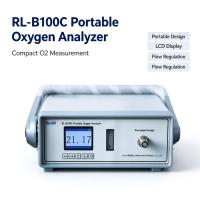 China Portable Oxygen O2 Gas Purity Analyzer Digital LCD Display For Meter Metal Construction for sale
