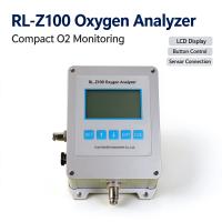 China Zirconium Oxide Dual Ion Flow Oxygen Gas Analyzer Detector Sound Alarm O2 Measurement 25% for sale