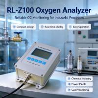 China Zirconium Oxide Dual Ion Flow Oxygen Gas Analyzer Detector Sound Alarm O2 Measurement 25% for sale
