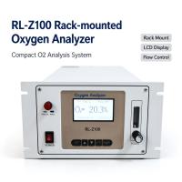 China Oxygen O2 Gas Analyzer Digital LCD Display Meter With Sound Alarm Metal Oxygen Detector for sale