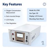 China Oxygen O2 Gas Analyzer Digital LCD Display Meter With Sound Alarm Metal Oxygen Detector for sale
