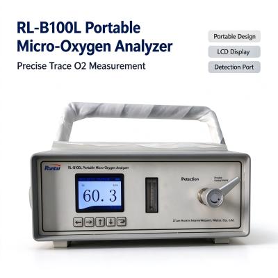 China Portable O2 Gas Purity Analyzer High Accuracy Electrochemical Oxygen Analyzer for sale