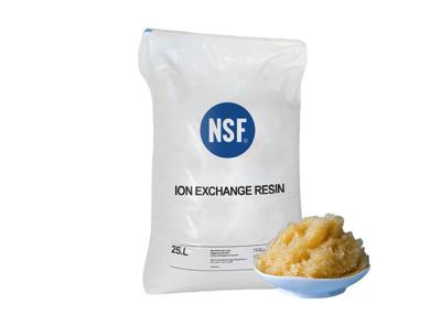 China NSF Food Grade Water Softener Resin Cation Exchange Resin For Water Treatment for sale